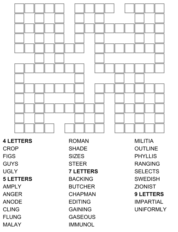 Smart Puzzle Books - Download free kriss kross printable PDF puzzles